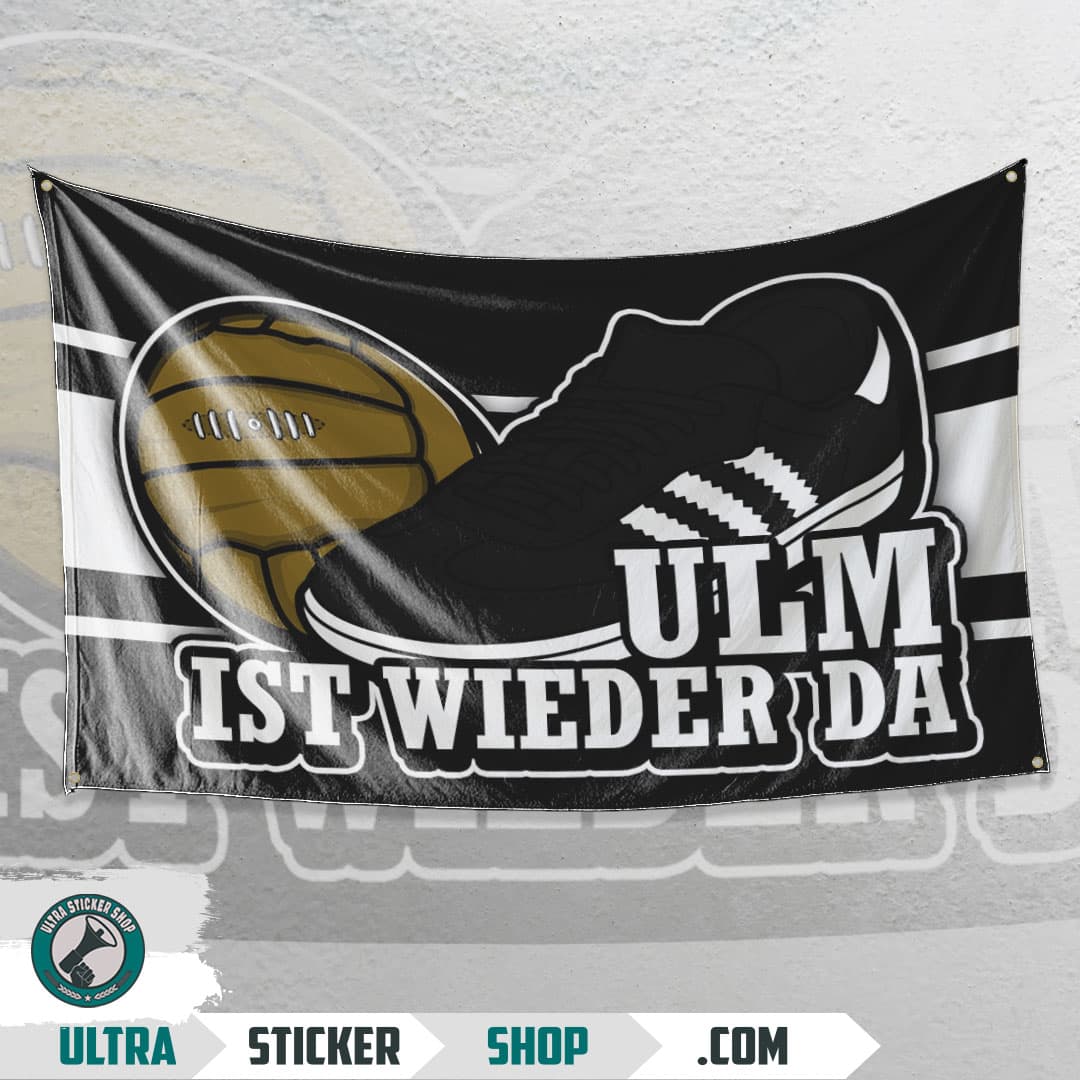 Buy Ulm Ist wieder Da Flag Stickers | Ultrastickershop