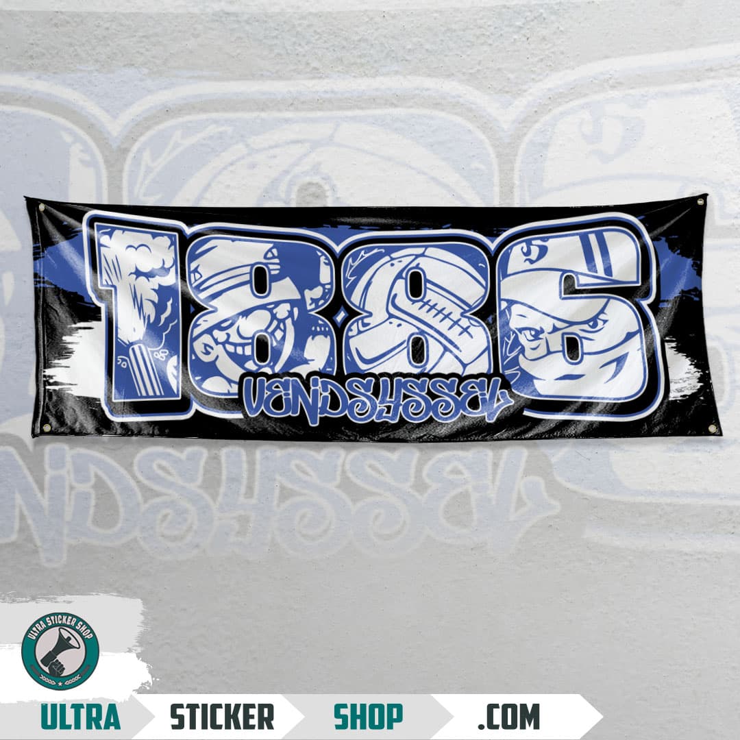 Buy 1886 Vendsyssel Flag Stickers | Ultrastickershop