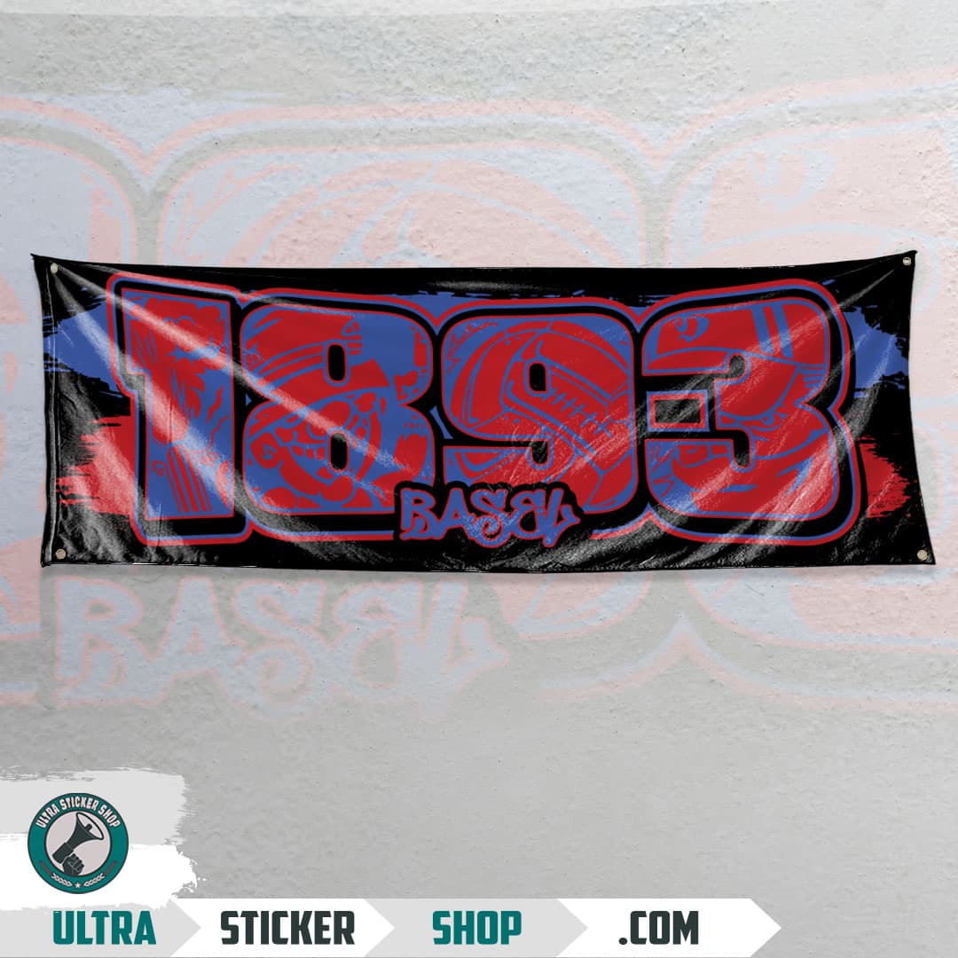 Buy 1893 Basel Flag Stickers | Ultrastickershop