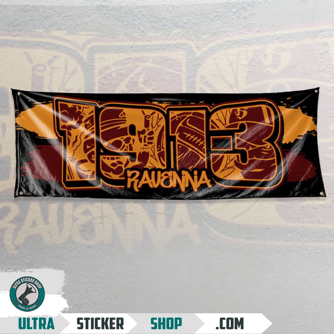 Buy 1913 Ravenna Flag Stickers | Ultrastickershop