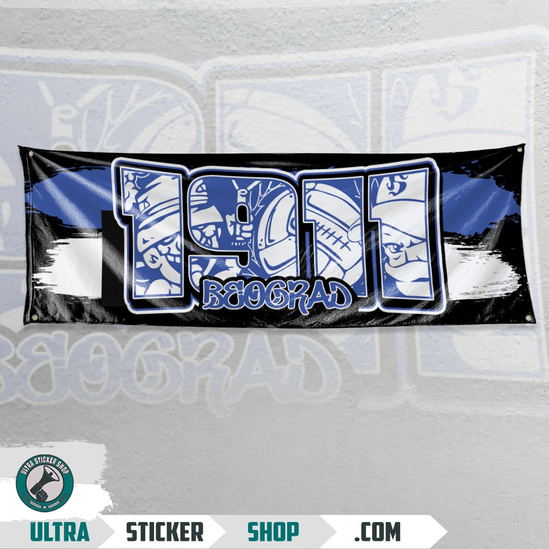 Buy 1911 Beograd Flag Stickers | Ultrastickershop